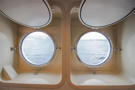 Premium Photo Window In Boat