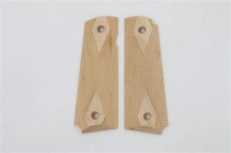 1911 Full Size Double Diamond Birdseye Maple Bevel Herretts Stocks 1911 Full Size Double Diamond Birdseye Maple Bevel Herretts Stocks