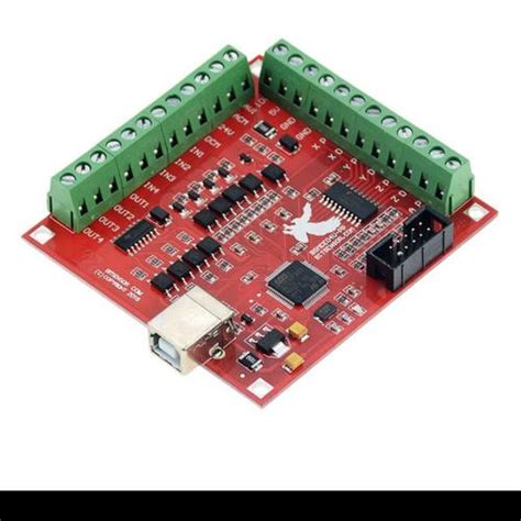 jual cnc mach3 usb cnc controller breakout board 4 axis dan buku panduan kab tangerang