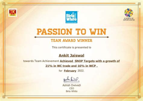 Ankit Jaiswal On Linkedin Happy To Share Performance Recognized 😊