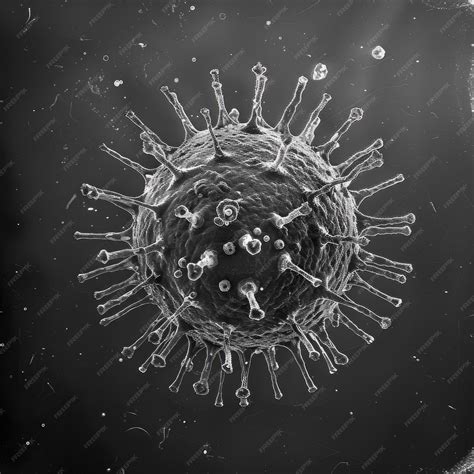 Premium Photo Under The Lens Of A Microscope The Influenza Virus