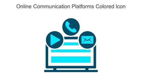 Online Communication Platforms Colored Icon In Powerpoint Pptx Png And Editable Eps Format PPT