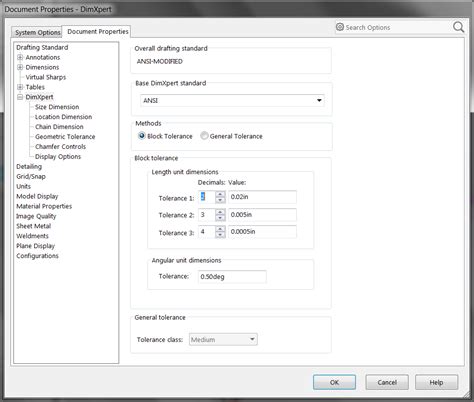 Solidworks DimXpert Part
