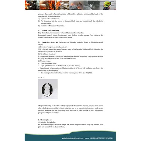 Jual Scba Breathing Apparatus 6 8 L Composite Hud System Gis Ba 02 Oleh Cv Global Inti Solution