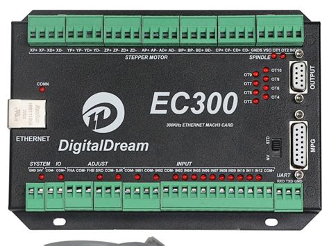 Upgraded Mach3 Ethernet Cnc Controller Ec300 3 4 5 6 Axis Motion Control Card For Cnc Engraving