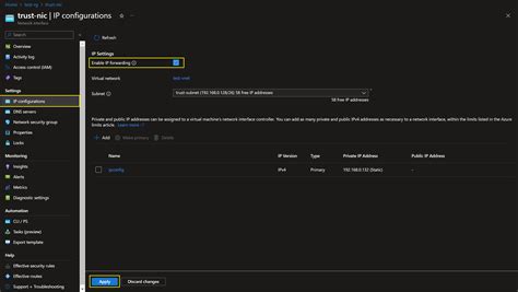 Configure Ubuntu Vm As Nva In Azure Welcome To Srirams It Blogs