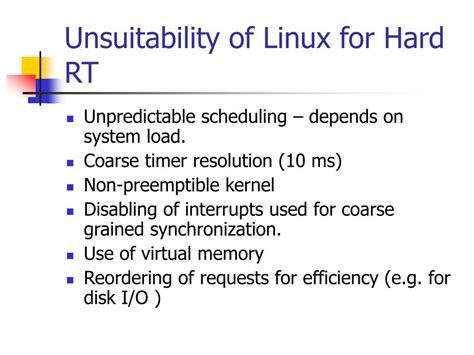 Ppt Rt Linux Powerpoint Presentation Free Download Id3211222