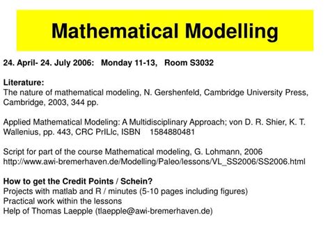 Ppt Mathematical Modelling Powerpoint Presentation Free Download Id 16005