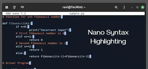 Florin Lungu On Linkedin How To Set Up Syntax Highlighting In Nano Editor