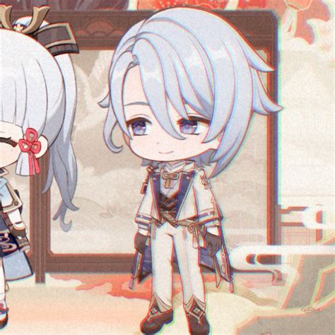 Ayato Anime Chibi Icon Layout