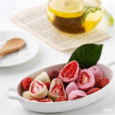 크리스마스 선물 동결건조 딸기 초콜릿 아이디어스