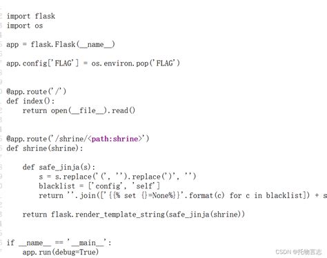 Python的web框架的tornado和flask模块注入tornado Flask Csdn博客