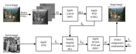 secret image embedding algorithm download scientific diagram