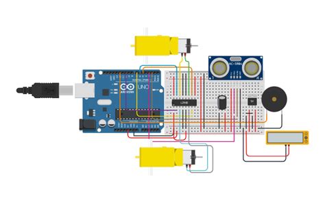 Circuit Design Carro Bluetooth Tinkercad