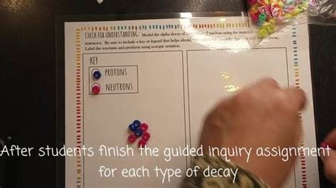 Hands On Science Modeling Radioactive Decay Nuclear Chemistry