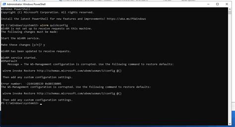 Winrm Service Isnt Starting On Windows Server 2019 Microsoft Qanda