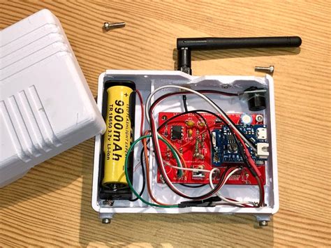 Iot Water Leak Detector Running On 37v Battery