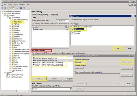 linking emc file servers to the gpo