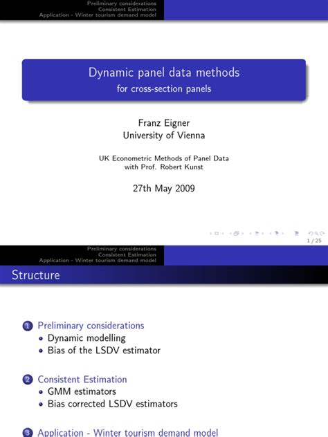 pdf dynamic panel data methods for cross section panels dokumen tips