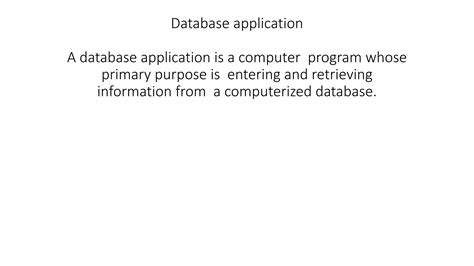 Database Application Definitionpptx