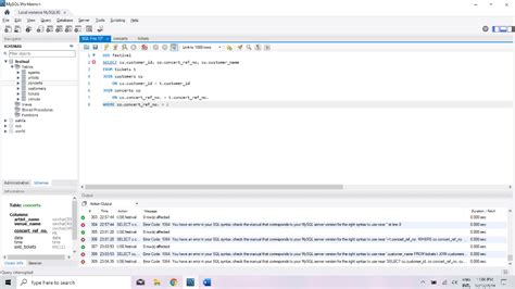 Solved MySQL Code THIS SHOW THIS ERROR SELECT Is Not Chegg Com