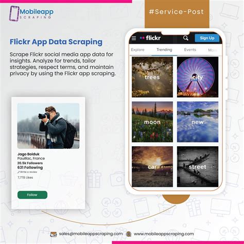 Mobile App Scraping On Linkedin Flickrappscraping Socialmediaapp Flickr Flickrappscraping