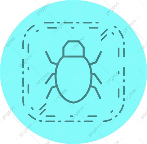 Trendies Vector Hd Png Images Bug Icon Trendy Style Isolated Background Style Icons