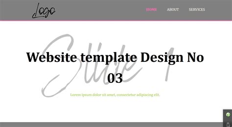 Github Mentorxp Template03 Html Css Responsive Layout Website