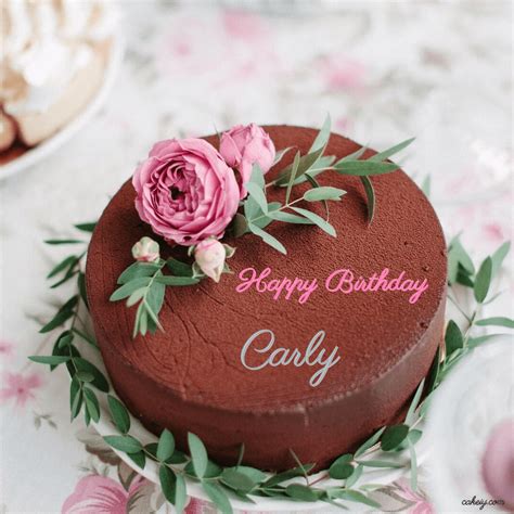 🎂 Happy Birthday Carly Cakes 🍰 Instant Free Download Cakeiy