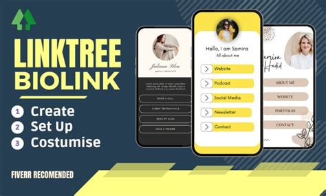 Create A Stunning Linktree Bio Link Landing Page For Your Social Media Accounts By Fadigraphic