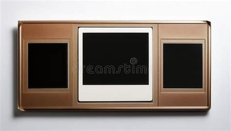 Vintage Polaroid Frame In Elegant Design Isolated On White Background