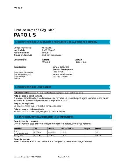 PAROIL S - Atlas Copco