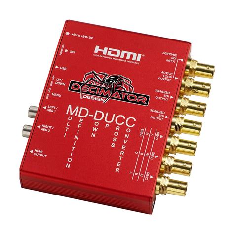 The Decimator Md Ducc Multi Definition Down Up Cross Converter Sdi To