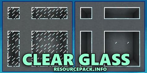 clear glass resource pack for 1 21 6 1 20 6 connected texture