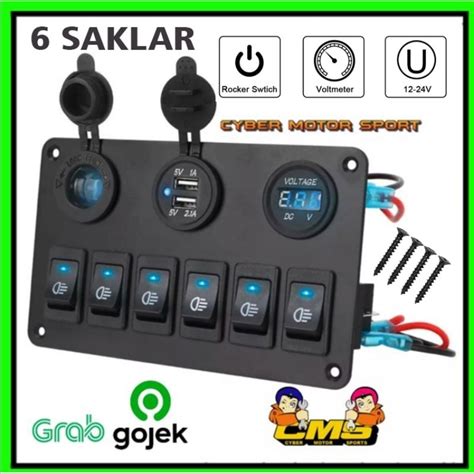 Jual Saklar Mobil Universal V V Paket Saklar Lampu Saklar Foglamp Headlamp Drl Lampu
