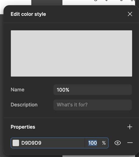 Why Can Color Styles And Effects Only Add Color Variables But If I
