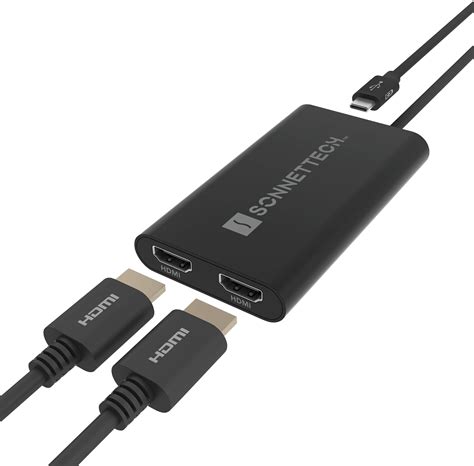 Sonnet Displaylink Usb C To Dual 4k 60hz Hdmi Adapter