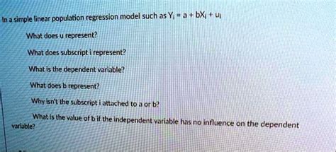 video solution can i have help breaking down this linear regression