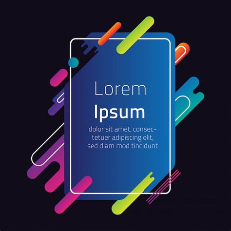 Premium Vector Modern Abstract Frame Design