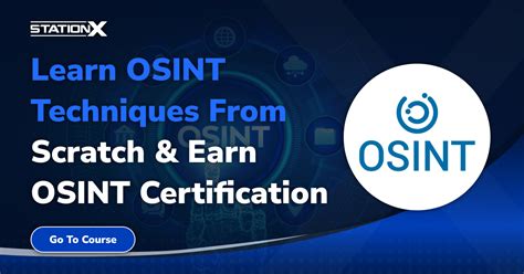 Learn Osint Techniques From Scratch And Osint Certification