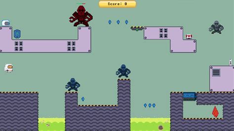 2d Platformer Spaceship Adventure By Adrenalitic