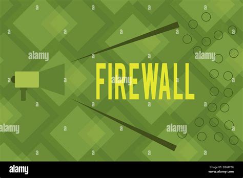 Writing Note Showing Firewall Business Concept For Protect Network Or System From Unauthorized