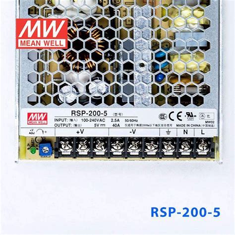 BỘ NguỒn Meanwell Rsp 200 5 Rsp 200 75 Rsp 200 12 Rsp 200 15 Rsp