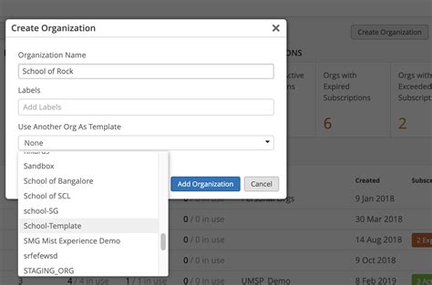 Creating Or Onboarding Msp Tenant Organizations Mist