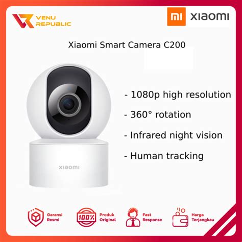 Jual Xiaomi Mi CCTV C200 Smart Camera Wi-Fi IP CAM 1080p 360° Night ...