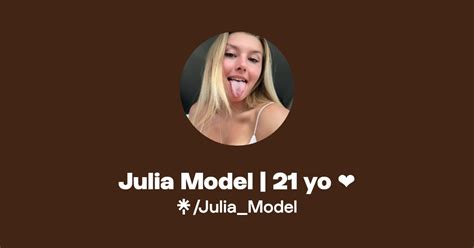 Julia Model Yo Linktree