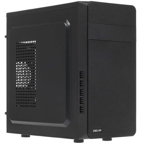 Корпус Dexp Dc 201m черный Mini Tower Micro Atx Mini Itx Usb 2 0 Type A купить с доставкой