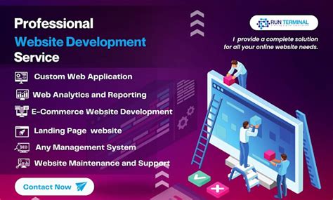 Design And Develop A Modern Look Responsive Website With Php Laravel By Runterminal Fiverr