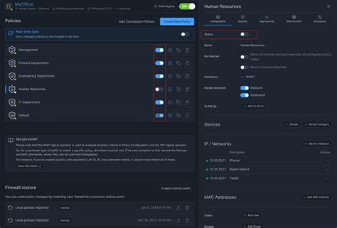 Managing Policies On Centralized Cloud Management Portal Zenarmor