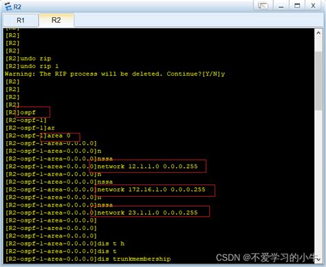 网络入门 ospf动态路由 怎么查看ospf学习到路由通告给邻居 csdn博客